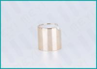 China Gold Disc Top Cap 24/410 Lotion Dispensing Cap For Plastic Bottles for sale