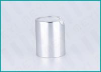 China Matt Silver Disc Top Cap 20/415 Press Dispensing Cap Lotion Cap for sale