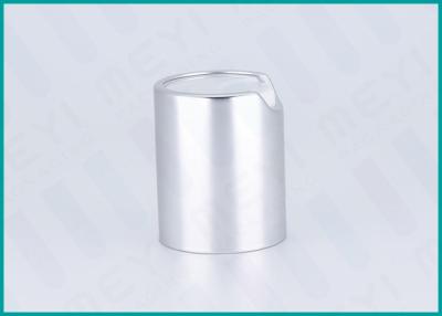 China Matt Silver Disc Top Cap 20/415 Press Dispensing Cap Lotion Cap for sale