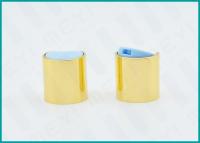 China Gold Disc Top Cap 24/410 With Blue Actuator For Shampoo Liquid for sale