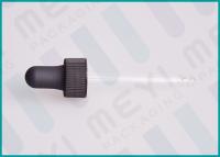 China PP Ribbed 18/400 Rubber Teat Dropper For Essential Oil Packaging for sale