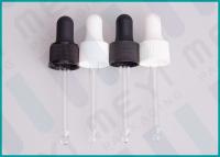 China Essential Oil Bottle Dropper 18/410 Totally Plastic Ribbed Dropper for sale