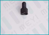 China Essential Oil Bottle Dropper 18/410 Totally Plastic Ribbed Dropper for sale