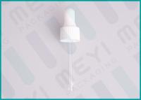 China Essential Oil Bottle Dropper 18/410 Totally Plastic Ribbed Dropper for sale