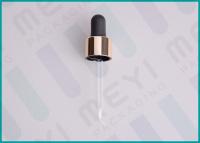 China 18/410 Glass Dropper Bottles Transparent Glass Pipette With Silicone Bulb for sale