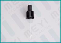 China 18/410 Glass Dropper Bottles Transparent Glass Pipette With Silicone Bulb for sale