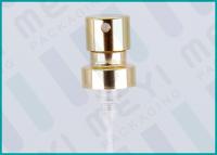 China Gold Perfume Pump Sprayer Crimp Pump Sprayer Fine Mist Sprayer Pump for sale