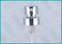 China Glossy Silver Reusable Perfume Spray Pump Nozzle With Silver Collar for sale