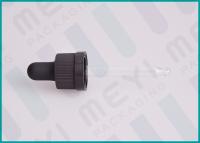 China Glass Pipette For Glass Dropper Bottles , Glass Oil Dropper With Child Resistant Cap for sale