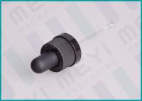 China Glass Pipette For Glass Dropper Bottles , Glass Oil Dropper With Child Resistant Cap for sale