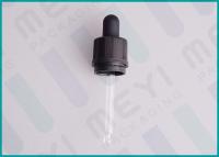 China Childproof And Tamper Evident Plastic Dropper 18/410 For Glass E-liquid Bottles for sale