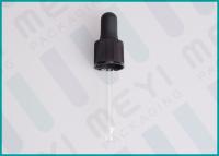 China Polypropylene Plastic Ribbed Liquid Dropper 18/415 For Essential Oil Bottles for sale