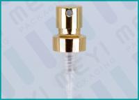 China FEA 15mm Perfume Spray Pump , Shiny Gold Screw Mist Spray Pump For Fragrance for sale