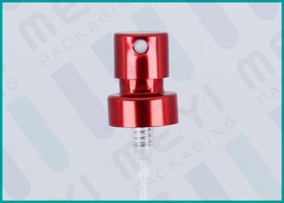 China Red Perfume Spray Dispenser Pumps With Customized Tube Length / Actuator Material for sale