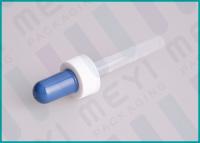 China 20/400 Plastic Medicine Dropper With Blue PVC Teat And Plastic Pipette for sale