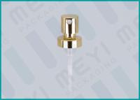 China Shiny Gold Aluminum Fine Mist Pump Sprayer For Empty Perfume Spray Bottles  for sale