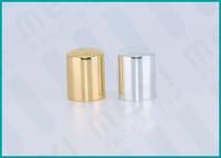 China Gold / Silver Aluminum Cosmetic Bottle Caps For Luxury Perfume Bottle for sale
