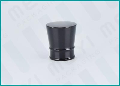 China Special Shape Multi - Size Black Plastic Caps For Cylinder Perfume Bottle for sale
