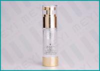 China Plastic Airless Pump Cosmetic Packaging , Various Volumes Foundation Pump Bottle for sale