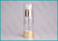 China Plastic Airless Pump Cosmetic Packaging , Various Volumes Foundation Pump Bottle for sale