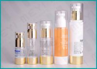 China Plastic Airless Pump Cosmetic Packaging , Various Volumes Foundation Pump Bottle  for sale
