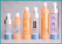 China 50ml 80ml 100ml AS Airless Pump Bottle , No Leakage Pump Spray Bottle for sale