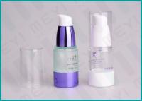 China Customized Airless Plastic Pump Bottles , 15ml 30ml 50ml Cosmetic Pump Dispenser Bottle for sale
