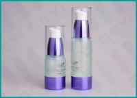 China Customized Airless Plastic Pump Bottles , 15ml 30ml 50ml Cosmetic Pump Dispenser Bottle for sale