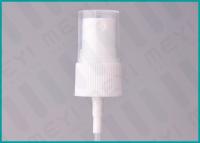 China White Ribbed 20/410 Fine Mist Sprayer / Non Spill Perfume Spray Pump For Toner for sale
