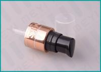 China 20/410 Airless Pump Cosmetic Packaging / Foundation Pump With Customized Embossed Logo for sale