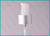 China 15mm - 24mm Makeup Foundation Pump Dispenser With Silver Aluminum Sheathed for sale