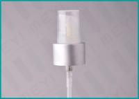China 15mm - 24mm Makeup Foundation Pump Dispenser With Silver Aluminum Sheathed for sale