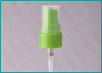 China All Plastic Green 20/410 Treatment Pump No Spill For Cosmetic Lotion Bottle for sale