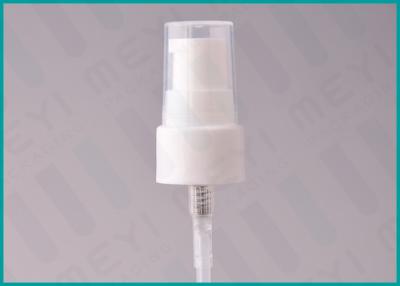 China 20/410 White Plastic Airless Makeup Pump No Leakage For Cosmetic Packaging for sale