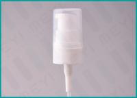 China White Plastic Foundation Pump Dispenser Smooth Closure With PP Half Cap for sale