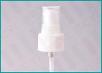 China White Ribbed 24/410 Cosmetic Treatment Pumps No Spill For Personal Care Cream for sale