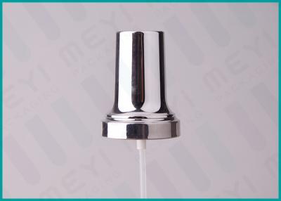 China No Leakage Silver 18/410 Makeup Foundation Pump For Luxury Cosmetic Bottle for sale