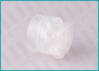 China Transparent 24mm Flip Top Cap / Plastic Bottle Closures For Face Care Products for sale