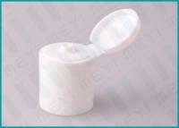 China 22/415 White Round Smooth Flip Top Bottle Caps For Shampoo / Emulsion for sale