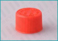 China 20/410 Red Screw Top CRC Child Resistant Caps Plastic Ribbed Closure for sale