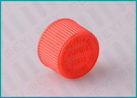 China 20/410 Red Screw Top CRC Child Resistant Caps Plastic Ribbed Closure for sale
