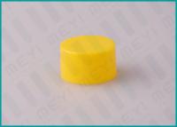 China 28/410 Yellow Plastic Cosmetic Bottle Caps For All Kinds Of Containers for sale