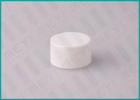 China 28mm White PP Plastic Screw Top Caps Round Shape With Customized Size for sale