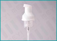 China White Plastic Foam Soap Pump / 33mm Hand Soap Pump With Round Top Cap for sale