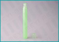 China 15ml Green Pocket Perfume Bottle Packaging Plastic Travel Size Perfume Spray for sale