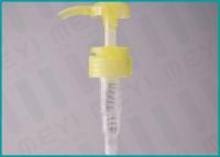China 33/410 Yellow Lotion Dispenser Pump  Replacement For Body Wash / Shampoo for sale