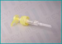 China 33/410 Yellow Lotion Dispenser Pump  Replacement For Body Wash / Shampoo for sale