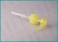 China 33/410 Yellow Lotion Dispenser Pump  Replacement For Body Wash / Shampoo for sale
