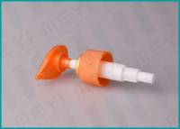 China Orange Shampoo Pump Dispenser , Plastic Liquid Soap Dispenser Pump Replacement for sale
