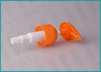 China Orange Shampoo Pump Dispenser , Plastic Liquid Soap Dispenser Pump Replacement for sale